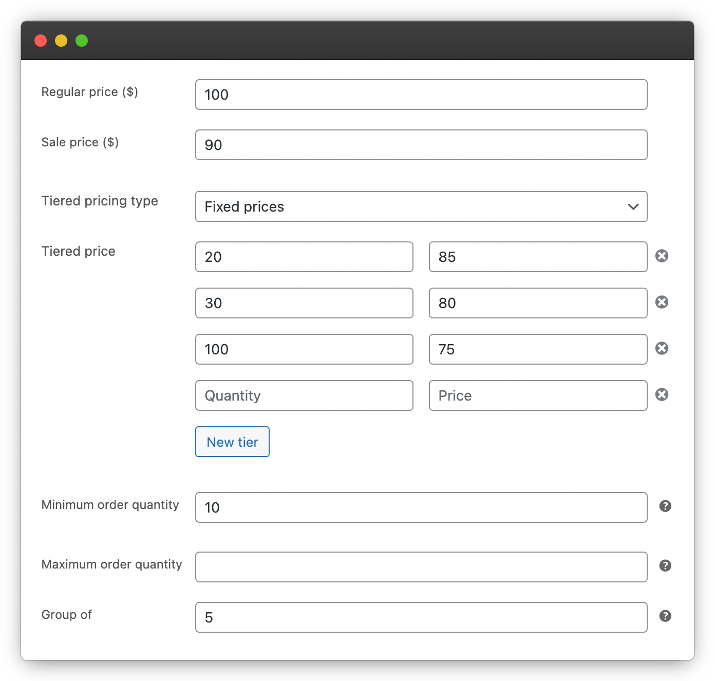 Tiered Pricing Table for WooCommerce | Quantity-Based Discounts & Wholesale Custom Pricing